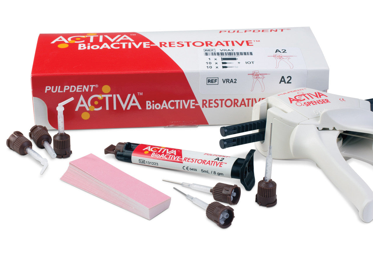 Pulpdent: ACTIVA BioACTIVE Restorative Intro Kit A2 – US Dental Outlet